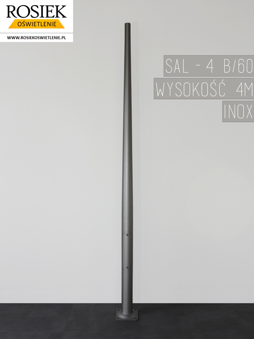 Słup oświetleniowy 4m SAL-4/B60 rosa